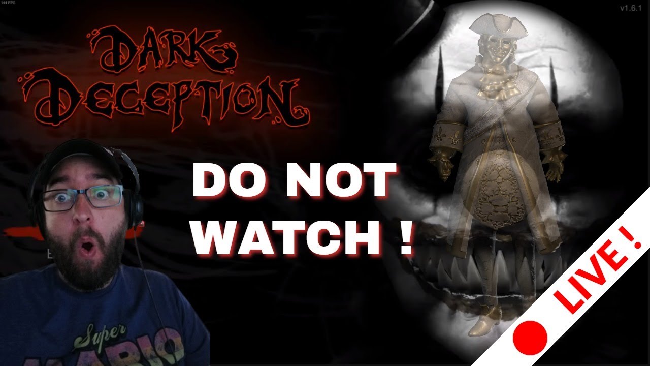 Dark Deception - Scary Game Level 3 Live Reaction " Don't Get Scared ...